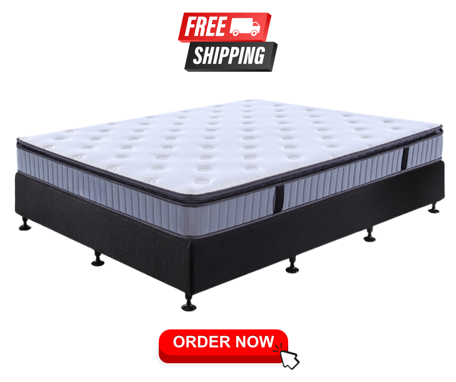 Queen Base With Pillow Top Mattress – Mana Furnitures